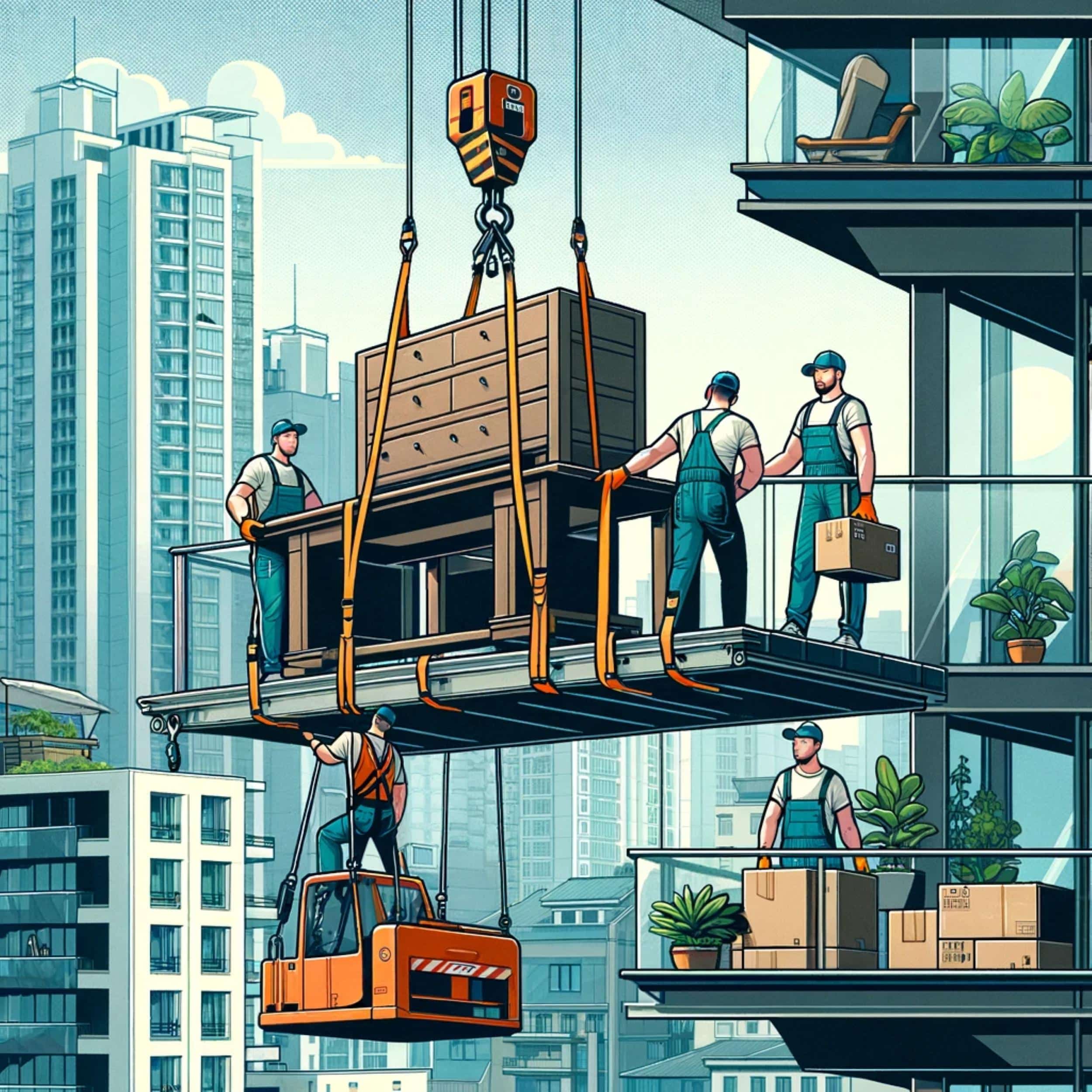 Expert Furniture Hoisting Services in San Antonio by Packsen Moving ...